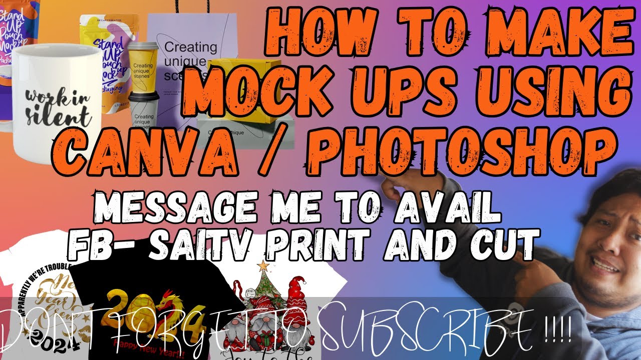 PAANO GUMAWA NG MOCK UP DESIGNS / VIRTUAL SAMPLE PRODUCTS | DIGITAL ...