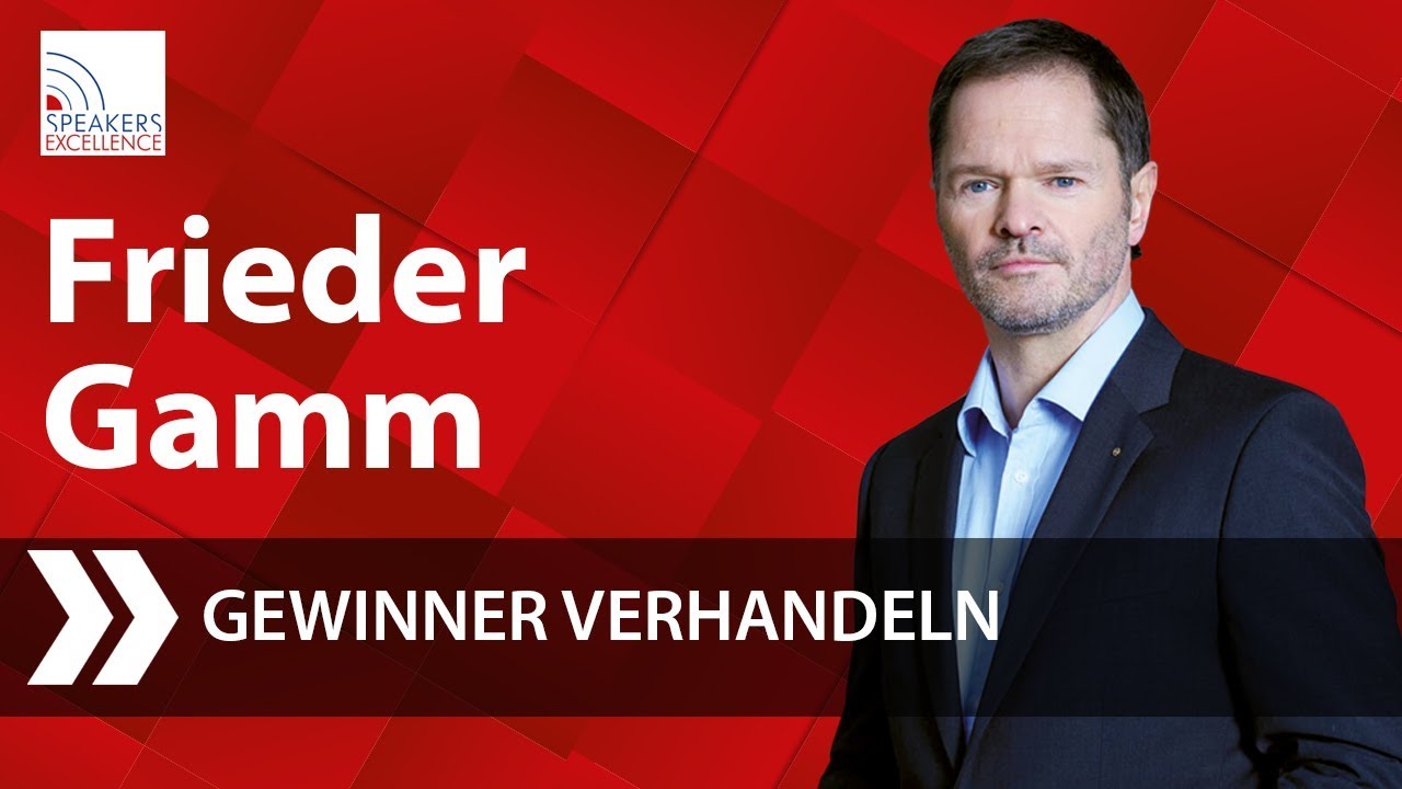 Frieder Gamm - Verhandeln lernen - YouTube