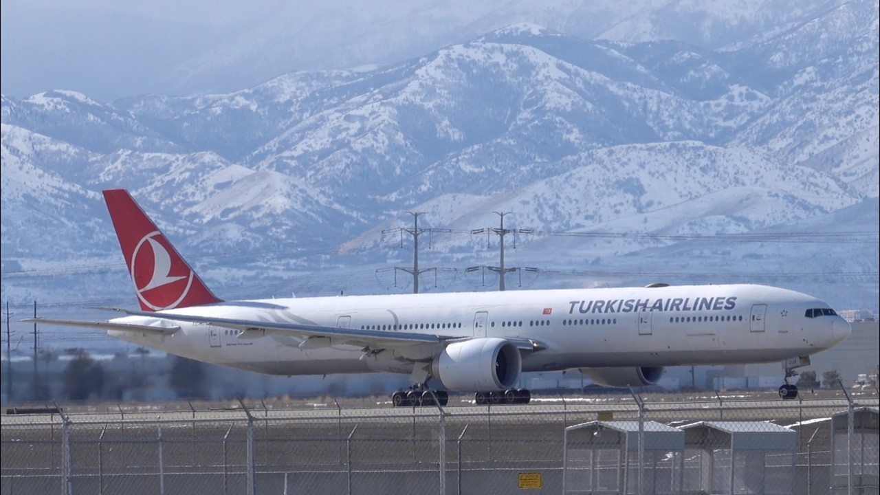Plane Spotting | Turkish Airlines Diverts to Salt Lake City - Boeing ...