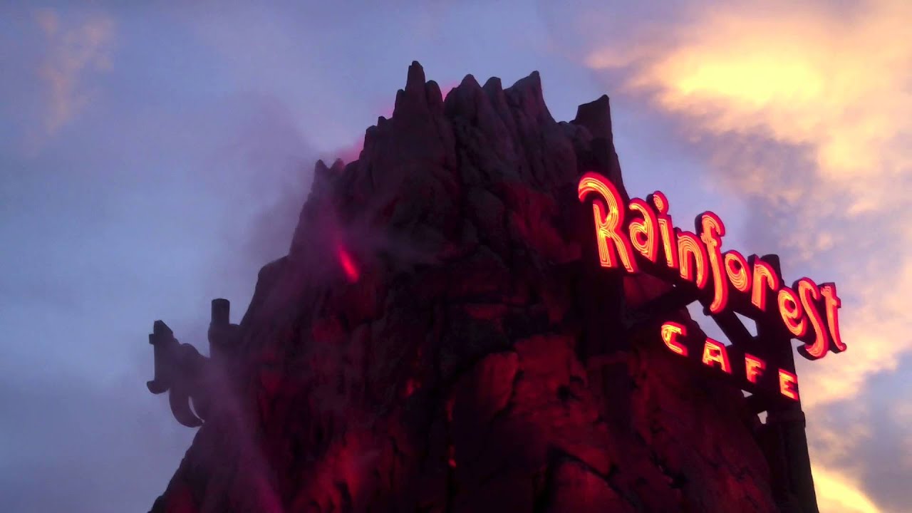 Rainforest Cafe at Downtown Disney Adds Erupting Volcano and Lava Bar ...