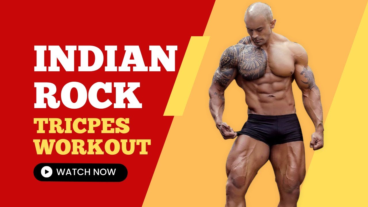 Vlog 12 4 Best Tricep Exercises For Bigger Arms Indian Rock Youtube