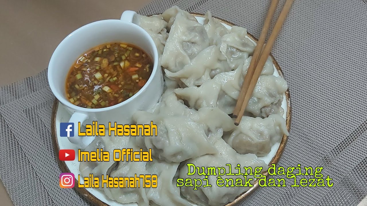 Dumpling daging sapi lembut dan lezat - YouTube