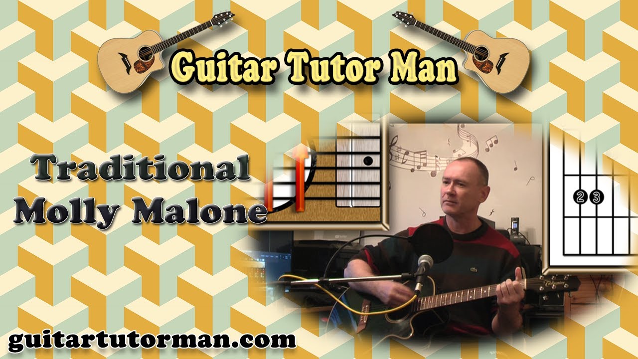 Molly Malone - Irish Traditional - Acoustic Guitar Lesson (easy) - YouTube