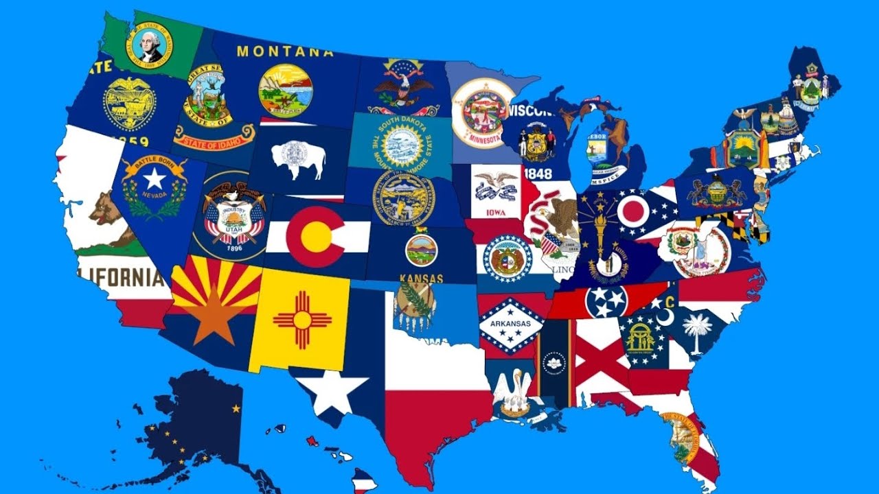 Every State Flag - YouTube