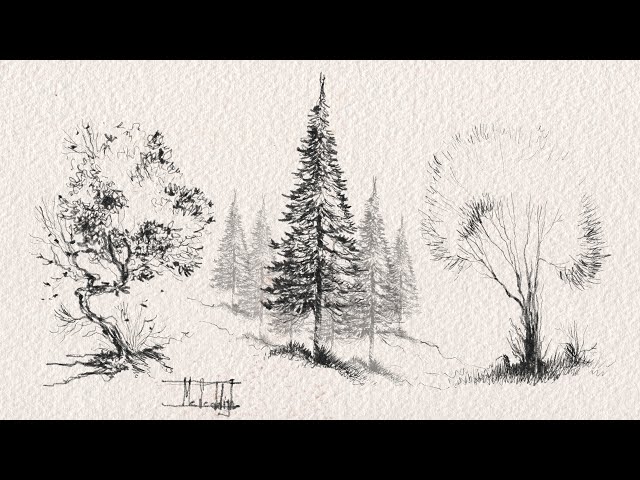 How To Draw A Tree Architecture