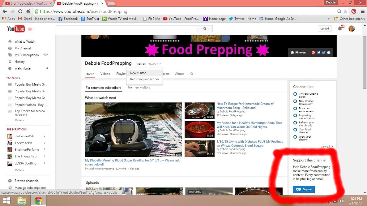 Let Me Explain the Support Button on YouTube Channels...It is Amazing ...