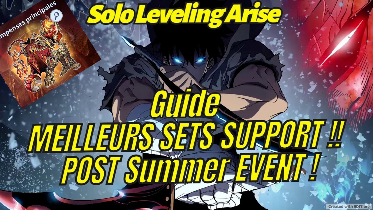 Solo Leveling Arise : GUIDE MEILLEURS SETS SUPPORT !! POST SUMMER EVENT ...