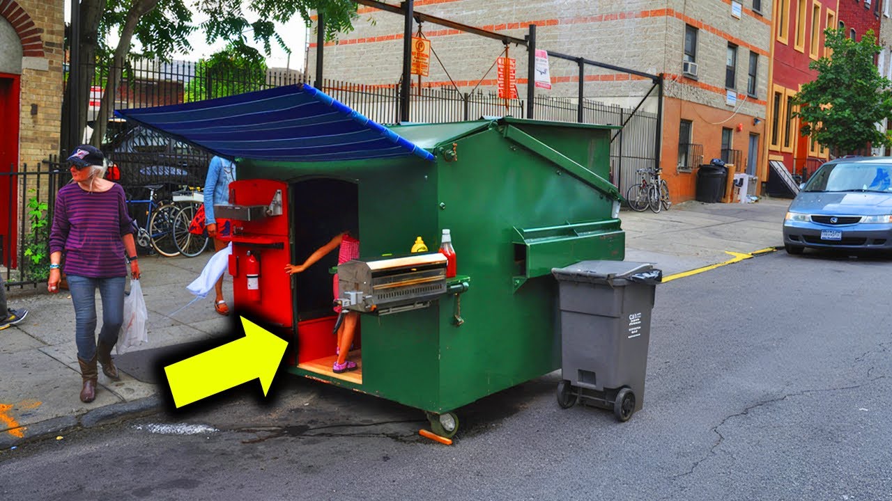 Young Woman Lives in a Dumpster – You Won't Believe What's Inside ...
