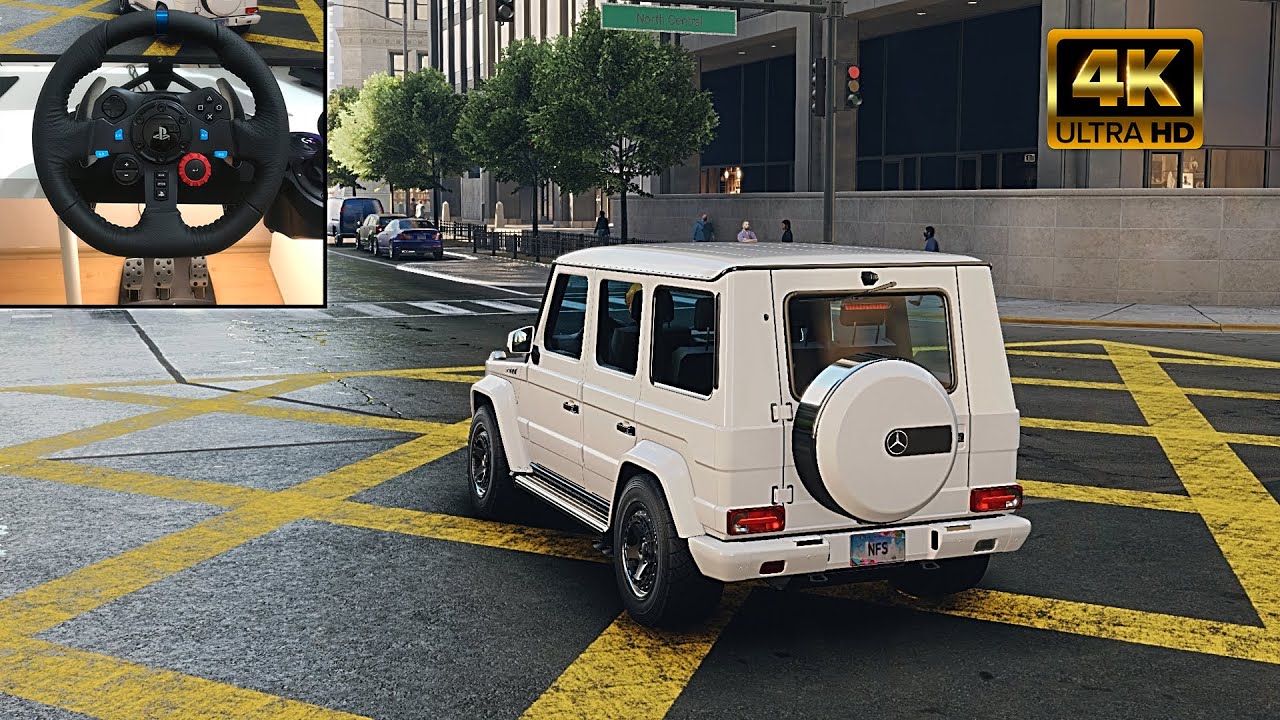 Mercedes AMG G63 - Convoy - Need For Speed Unbound | Logitech g29 4K ...