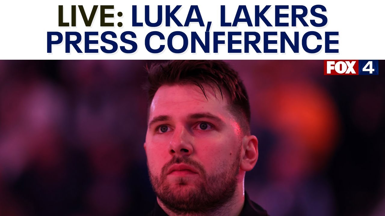 LIVE: Luka Doncic, Los Angeles Lakers press conference | FOX 4 News ...