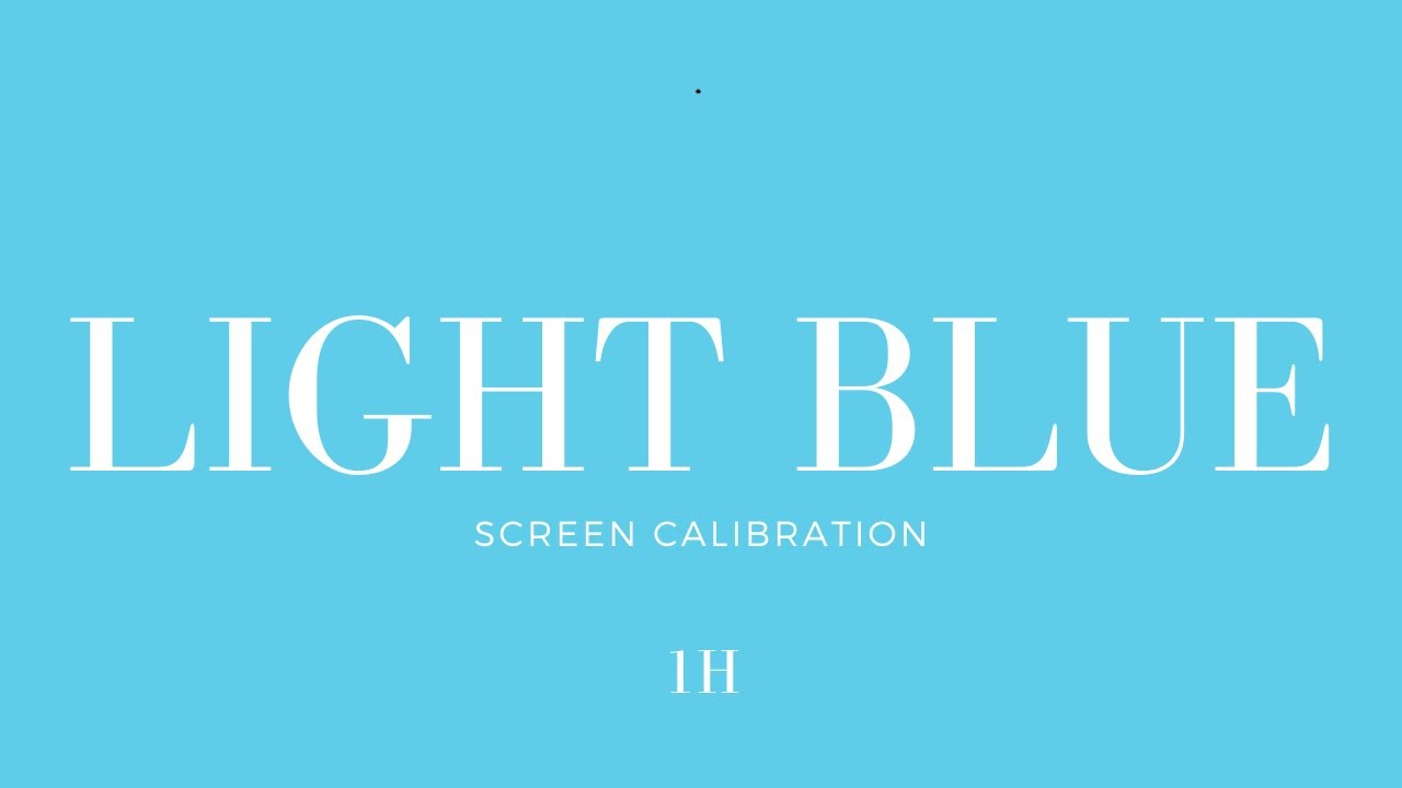 Light Blue Screen | Serene | Ocean | Sky | Calm - YouTube