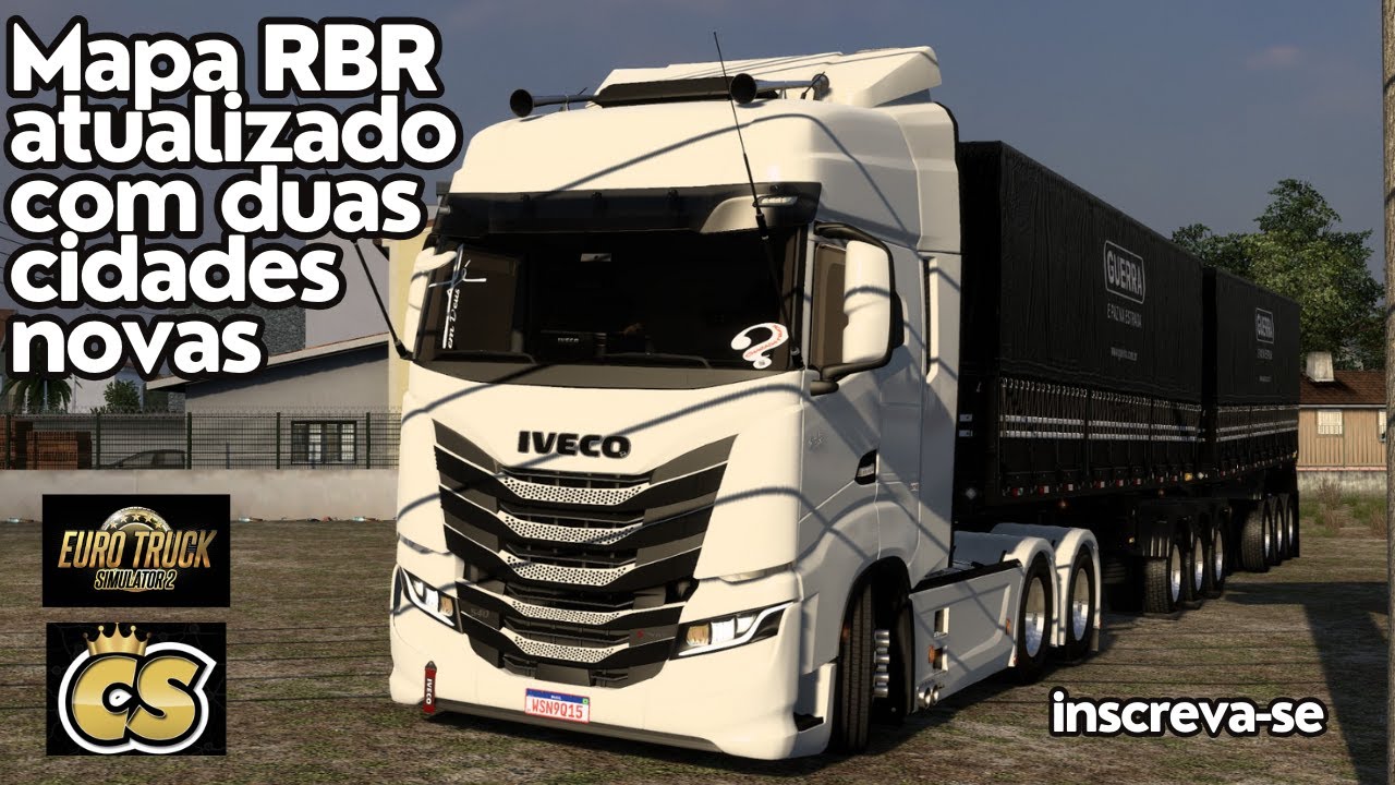 Euro Truck Simulator 2 Mapa RBR Atualizado com duas cidades novas bora ...