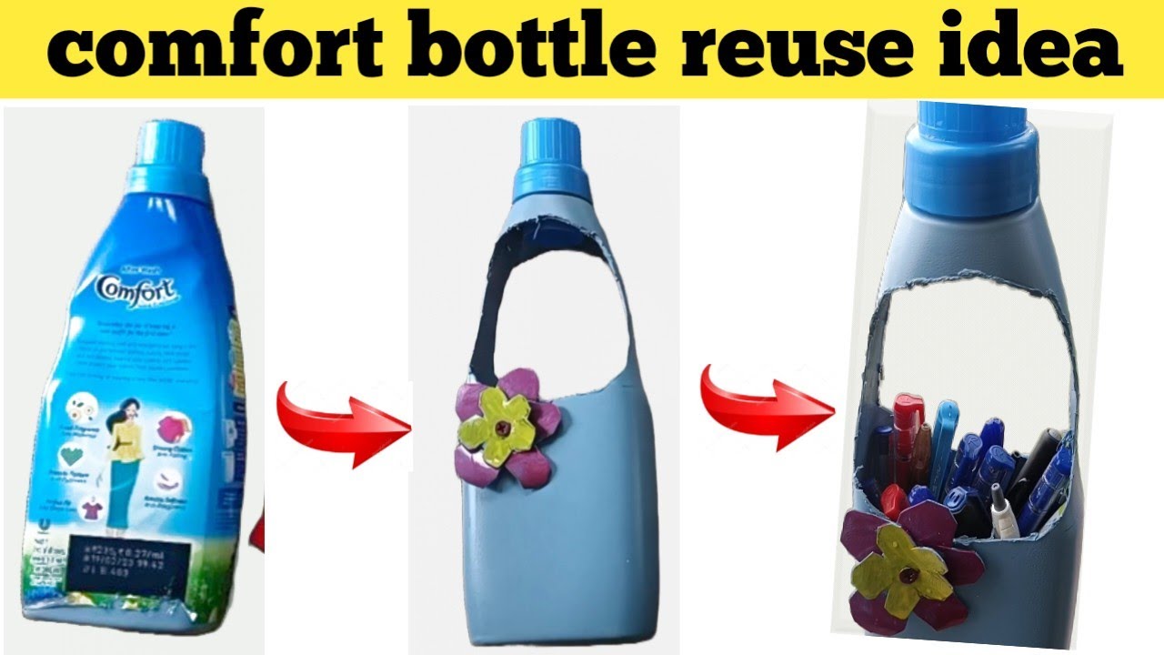 Comfort bottle reuse idea/diy best out of the waste comfort empty ...
