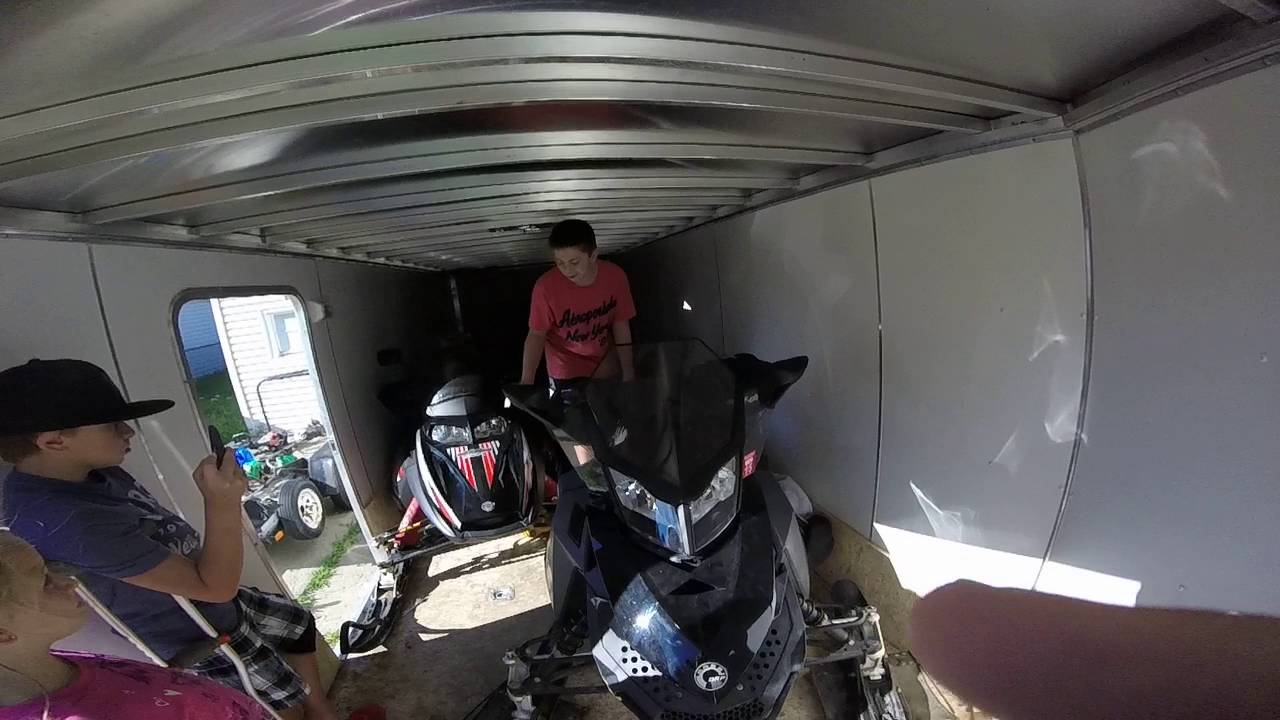 Cold Starting Snowmobiles Before Winter Starting Then - YouTube