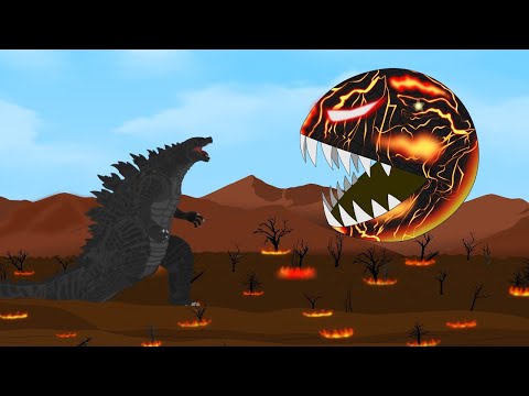 PAC-MAN vs GODZILLA EARTH: Kaiju Monster Fantasy Battle