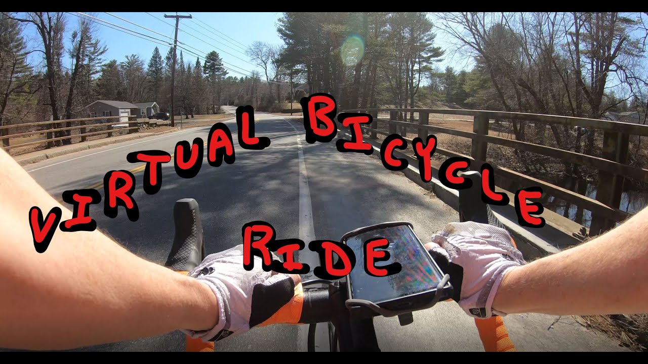 4K Virtual Bicycle Ride Pelham New Hampshire March 2021 - YouTube