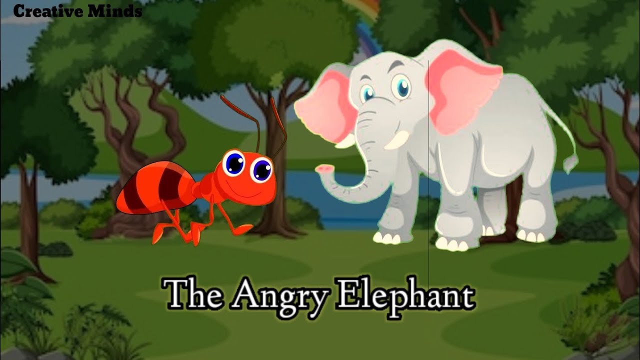 The Angry Elephant, Short English Story for Kids, Moral Stories for ...