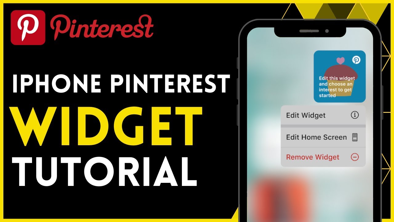 How to Add Pinterest Widget iPhone (2024) - YouTube