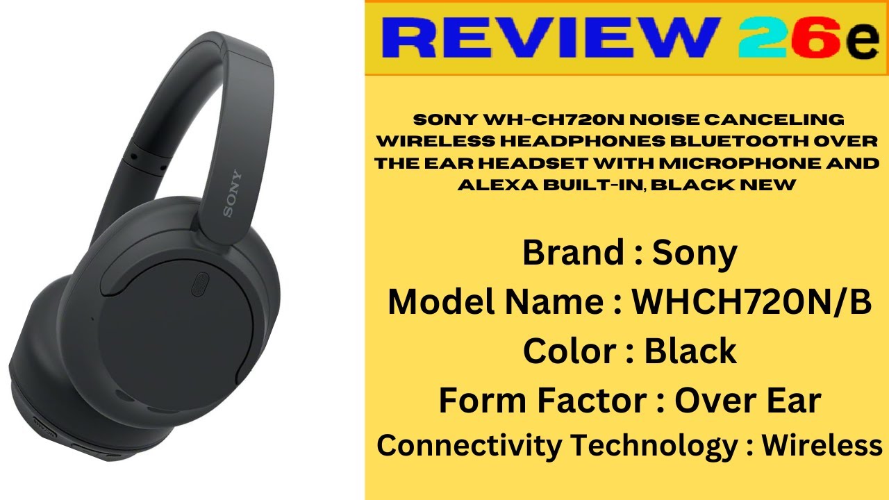 Sony Bluetooth Headphones Review 2024/review26e - YouTube