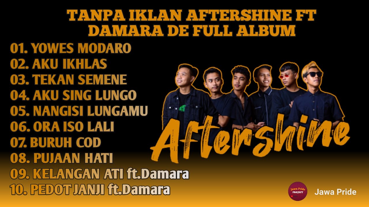 AFTERSHINE FT DAMARA DE FULL ALBUM TERBARU 2022 - YouTube
