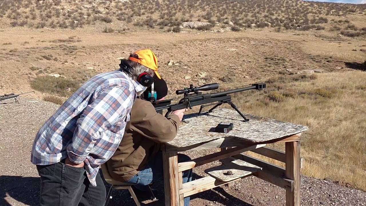Shooting a 50 cal BMG - YouTube