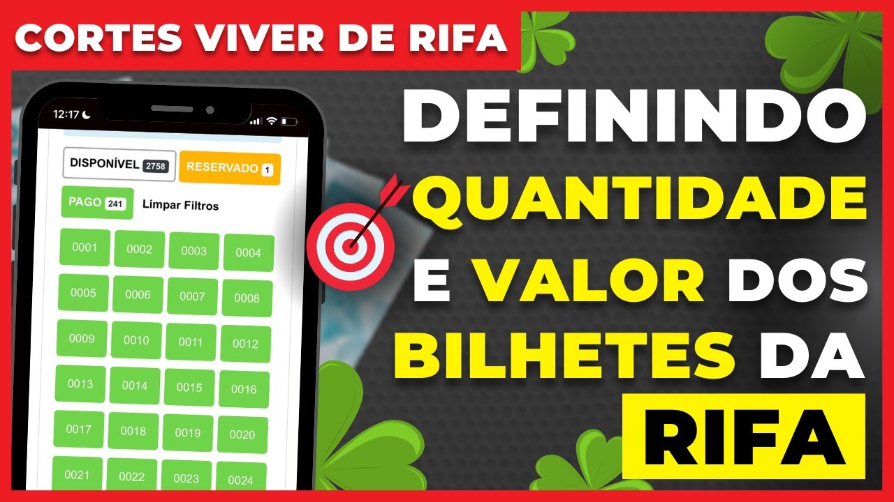 📲 Como fazer Rifa Online - Descubra a melhor quantidade de bilhetes e ...