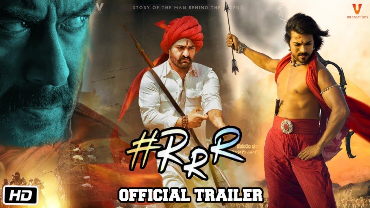 RRR Movie Official Trailer | Ram Charan | jr NTR | Ajay Devgan | Alia ...
