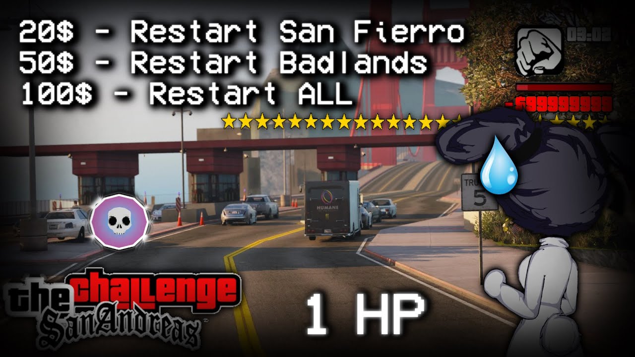 GTA San Andreas: OHKO + KAIZO MOD + 11 STARS + FIRST PERSON (#11) - YouTube
