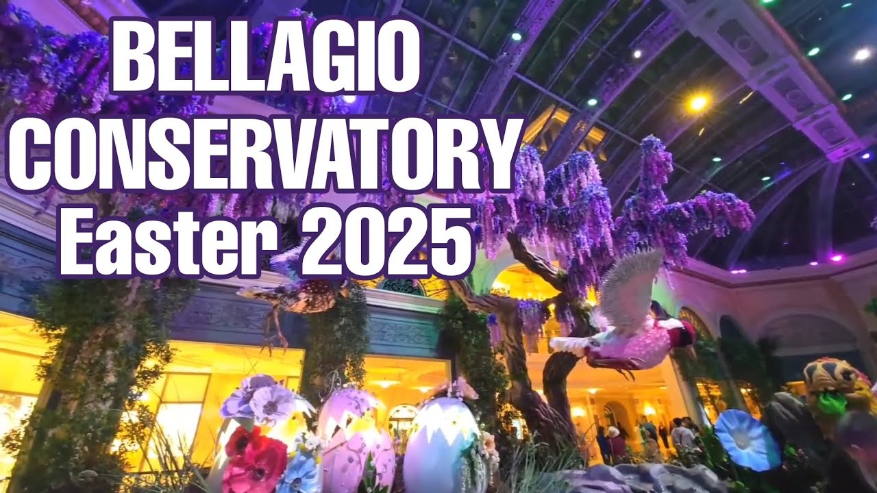 Bellagio Conservatory and Botanical Gardens Tour during Easter weekend ...