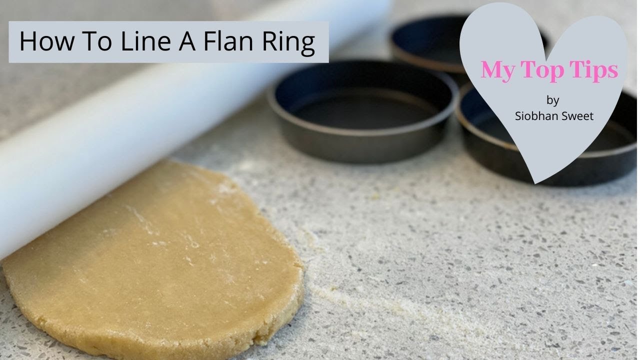 How to line a flan ring - YouTube