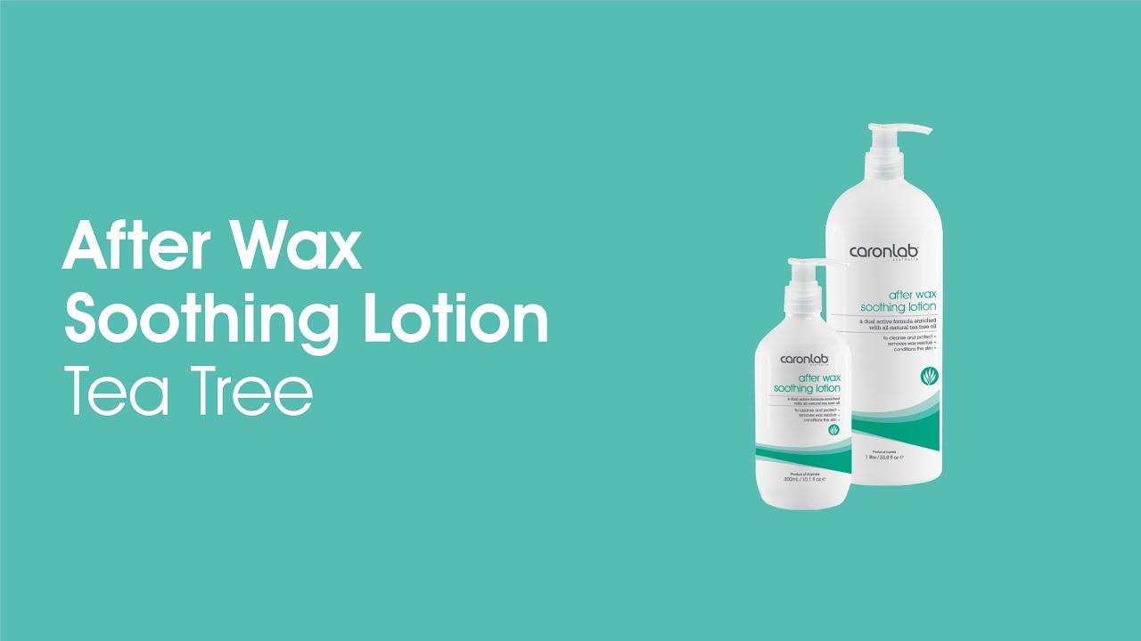 After Wax Soothing Lotion | Tea Tree - YouTube