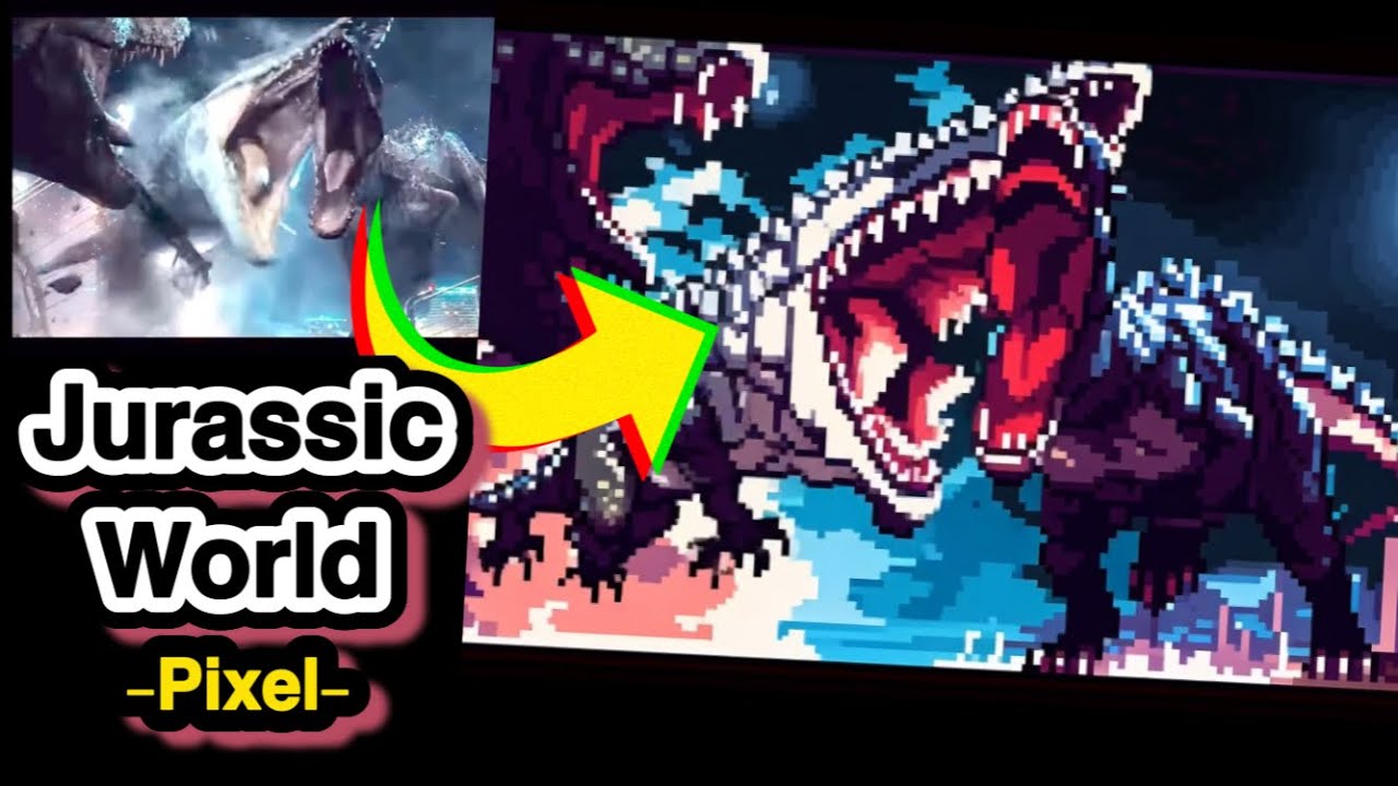 //Made by AI// Pixel Jurassic World!! Can You Guess the Scene?🤔🤔 - YouTube