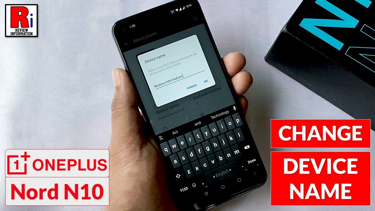 How To Change The Device Name In OnePlus Nord N10 YouTube how-to-change-the-device-name-in-oneplus-nord-n10-youtube