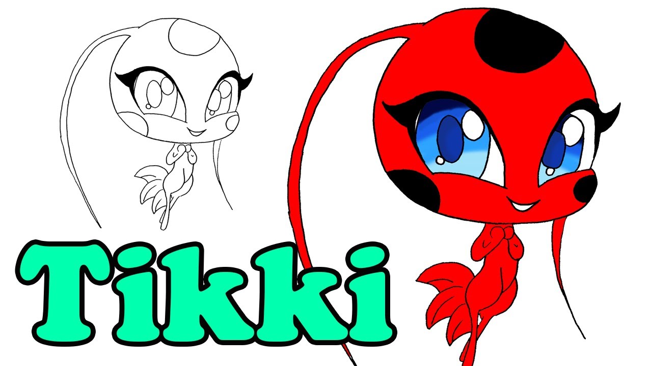 🐞Draw Tikki From Miraculous Ladybug🐞 - YouTube