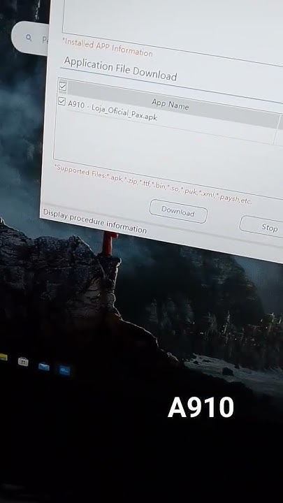 Loja oficial pax na point Smart A910 - YouTube