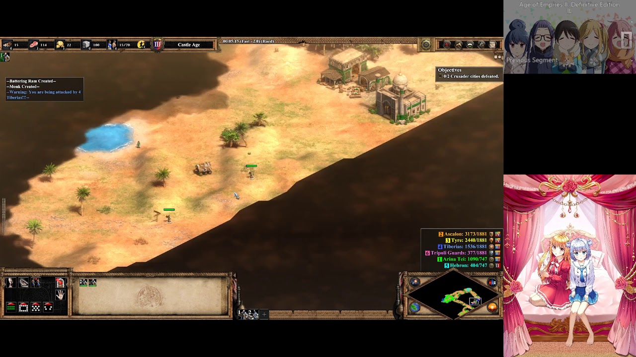 Age of Empires II: DE - Saladin 5: Jihad! (Hard) in 8:29 - YouTube