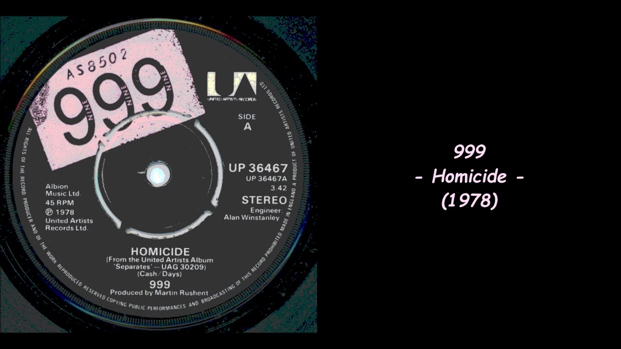 999 - Homicide (1978) - YouTube