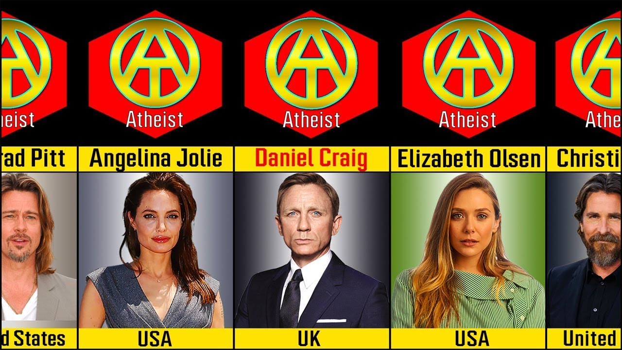Top 30 Atheist Celebrities 2022 | Celebrities and Their Religion | Atheist | org - YouTube