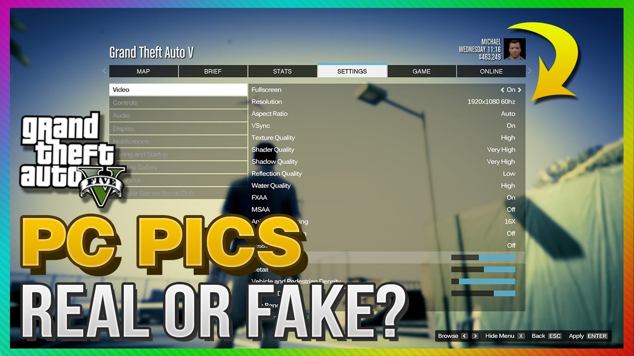 GTA 5 PC Gameplay Screenshots - REAL or FAKE? (GTA 5 PC News) - YouTube