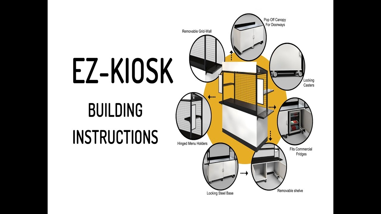 EZ KIOSK assembly instructions video - YouTube