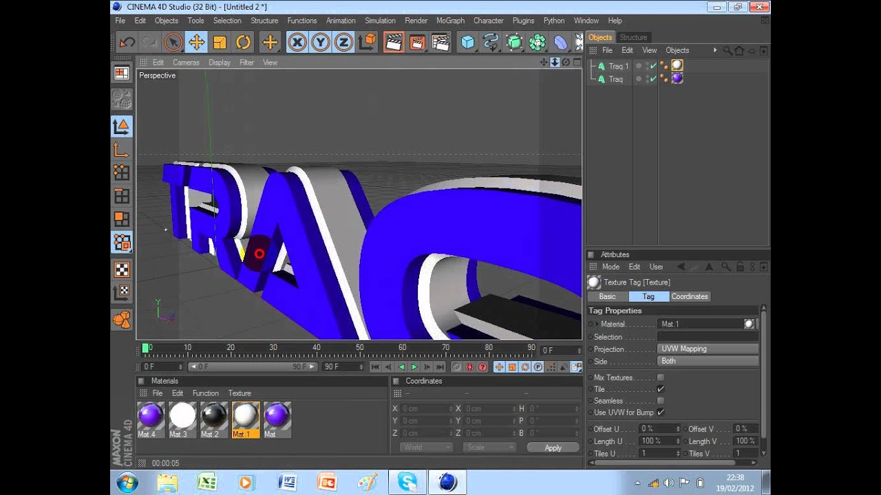 Cinema 4d | Professional Text Tutorial - YouTube