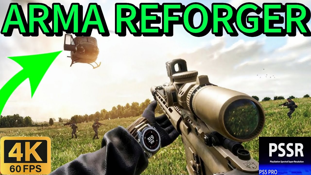 Arma Reforger [ PS5 PRO ] 60 VS 60 Player Gameplay Livestream - YouTube