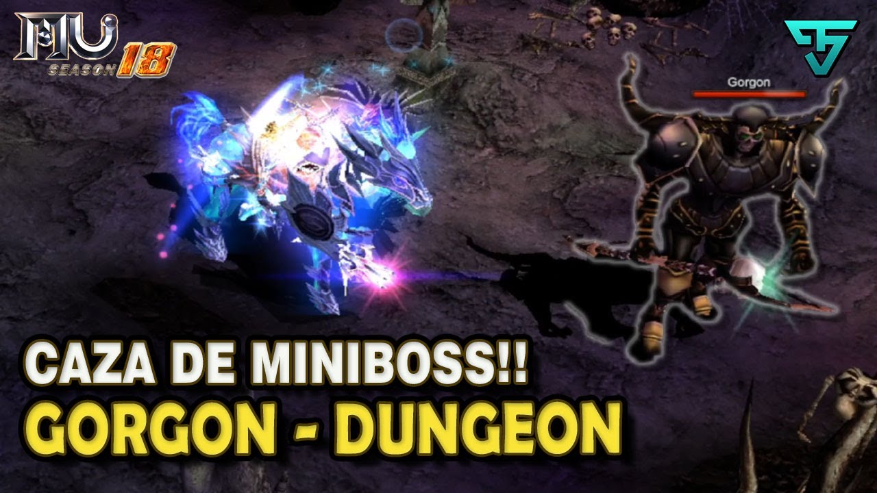 ⚡️MINIBOSS - GORGON | DUNGEON / MU ONLINE / SEASON 18.2⚡️ - YouTube