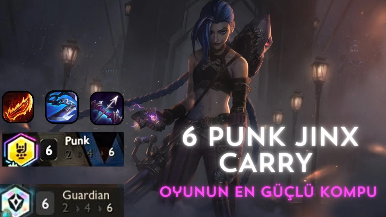 6 PUNK JINX CARRY- OYUNUN EN GÜÇLÜ KOMPU BUDUR ! KESİNLİKLE DENEMELİSİN ...