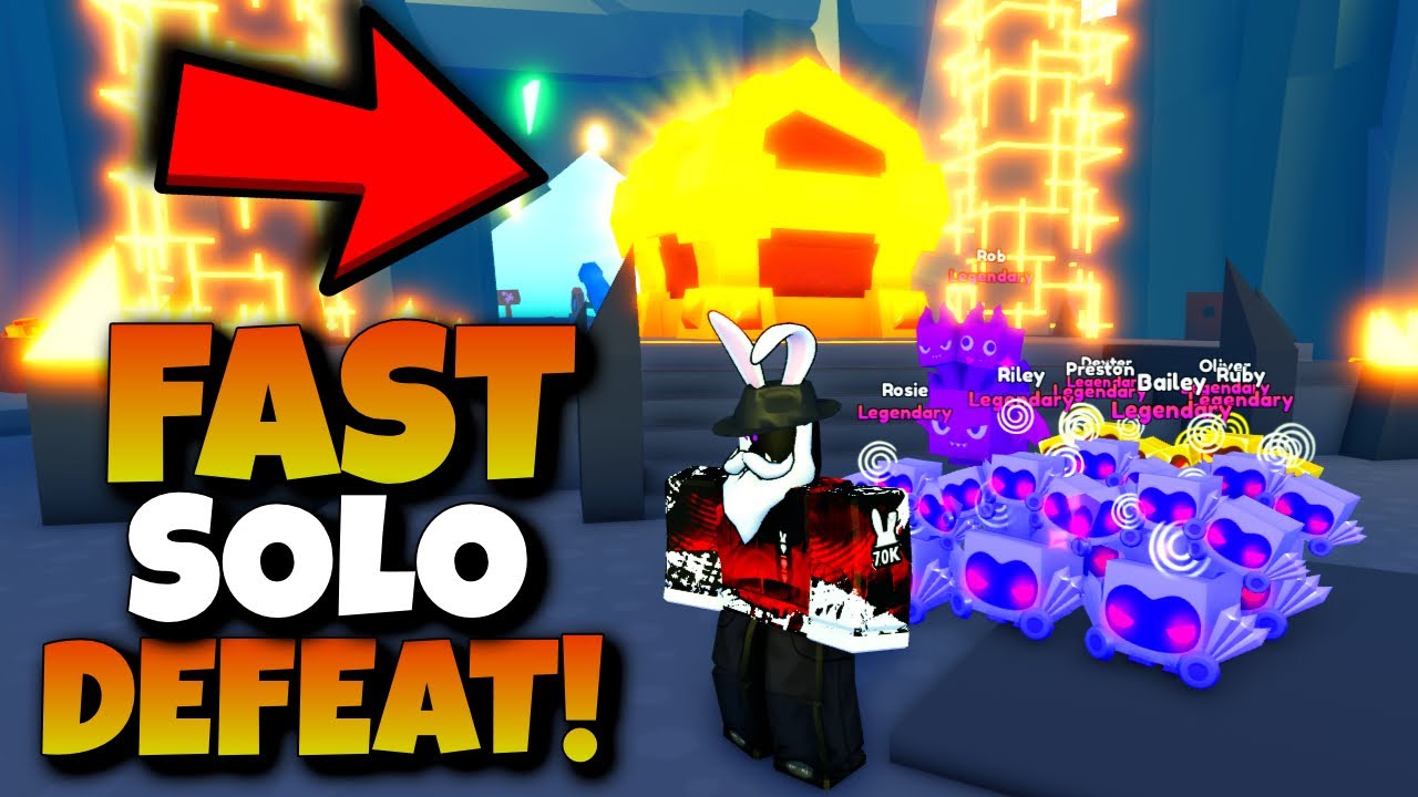 HOW I SOLO DEFEAT THE "MAGMA CHEST" IN 30 SECONDS! Pet Simulator X ...