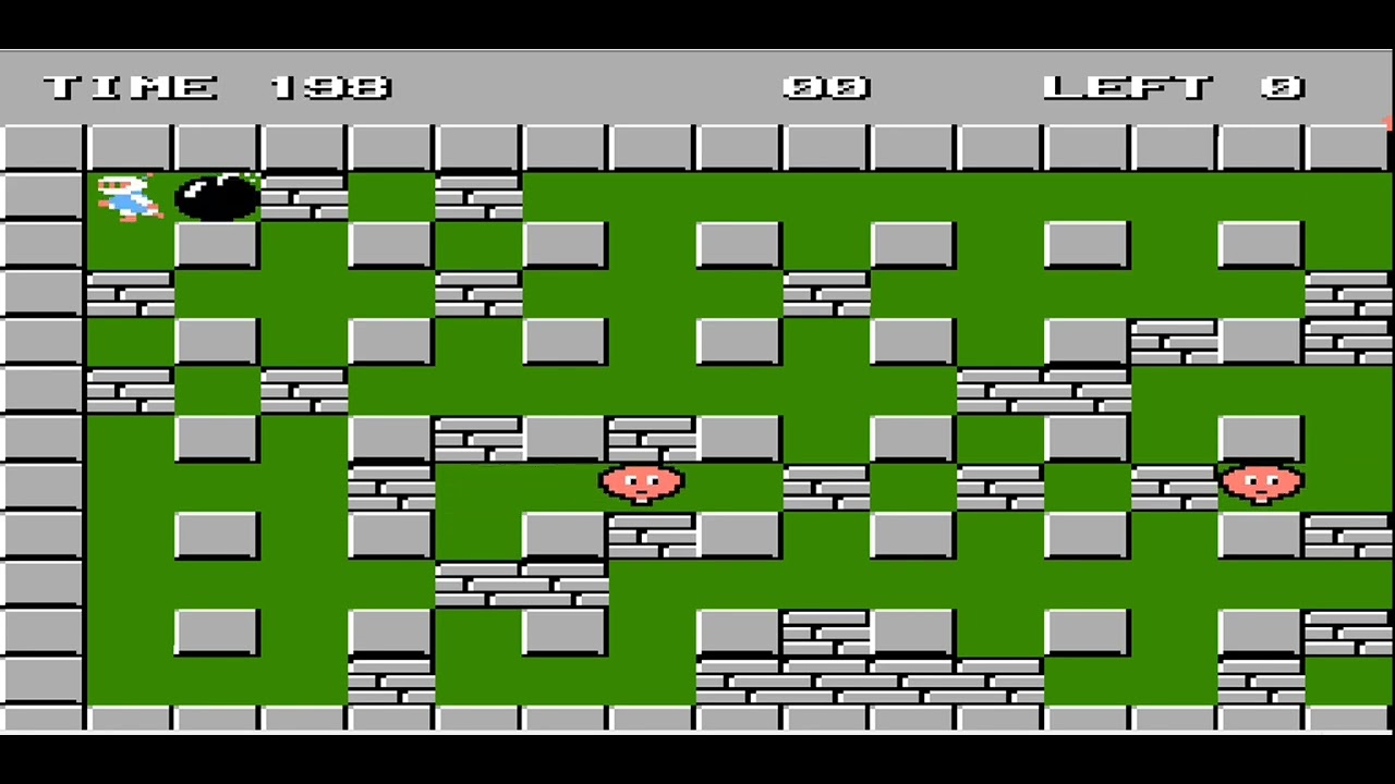 Bomberman Nes Dying and Game Over screen - YouTube