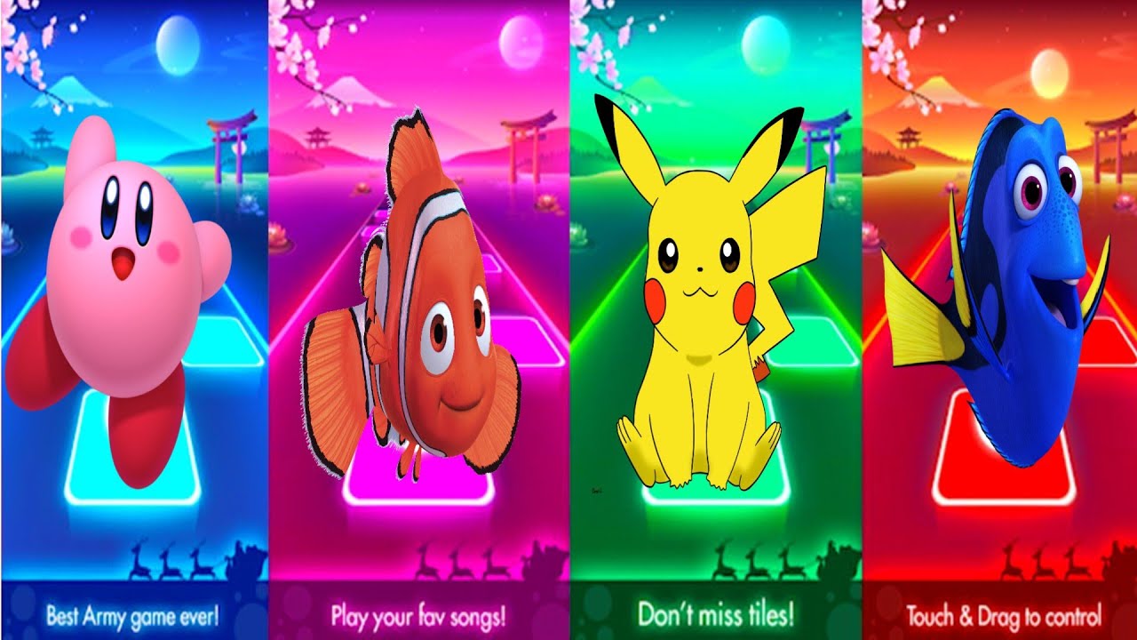 Kirby🆚Finding_Nemo🆚POKÉMON_Detective_Pikachu🆚Finding_Dory💦Who is best ...