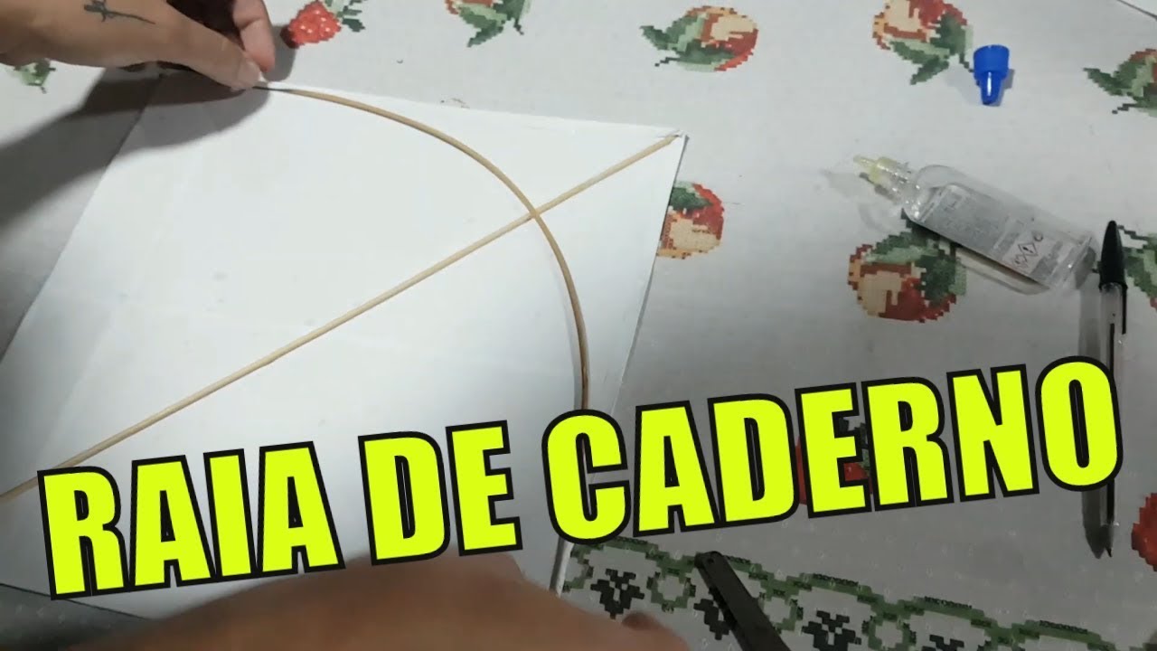 COMO FAZER RAIA DE FOLHA DE CADERNO / BARATA E FÁCIL ! $$ 0,00 - YouTube