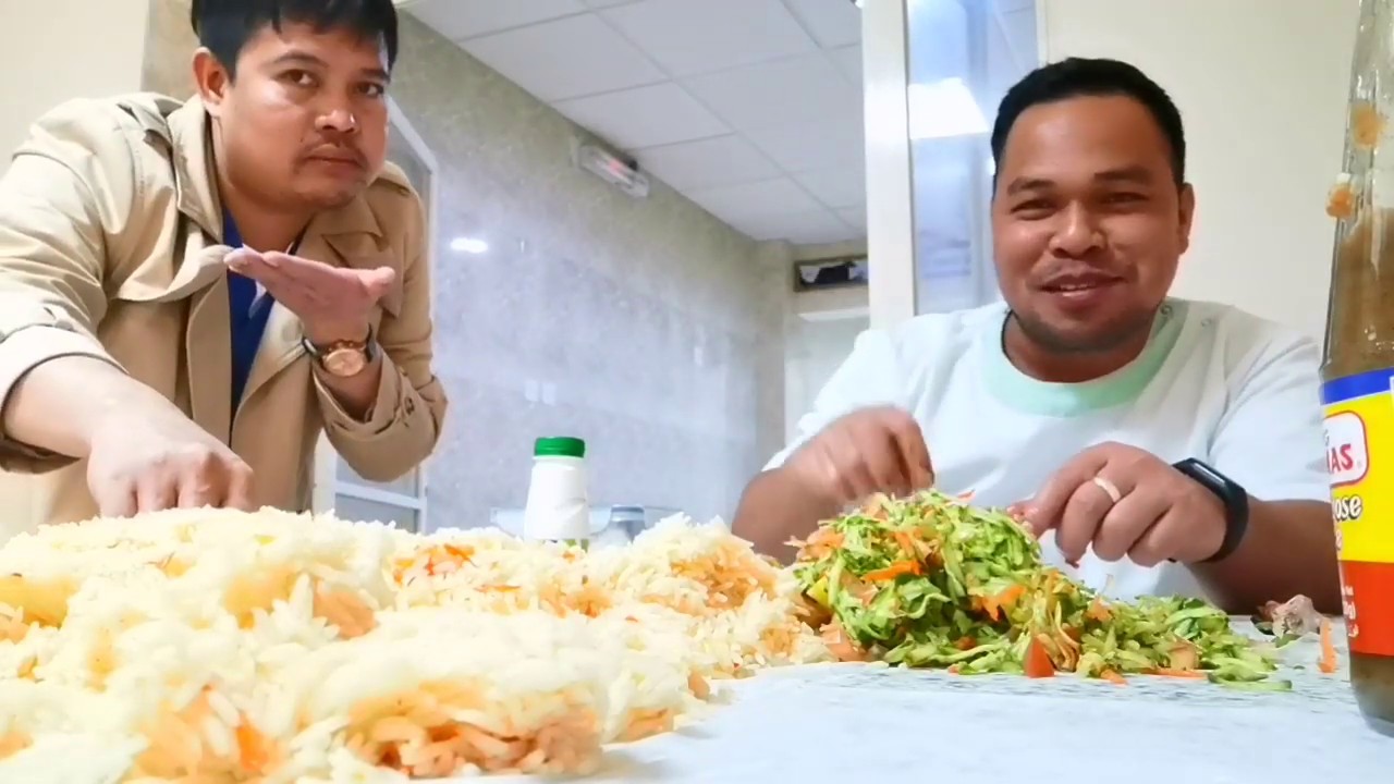 #FREE LUNCH||OFW LIFE||RICE +GRILLED CHICKEN (PAHAM)#22 #MUKBANG ...