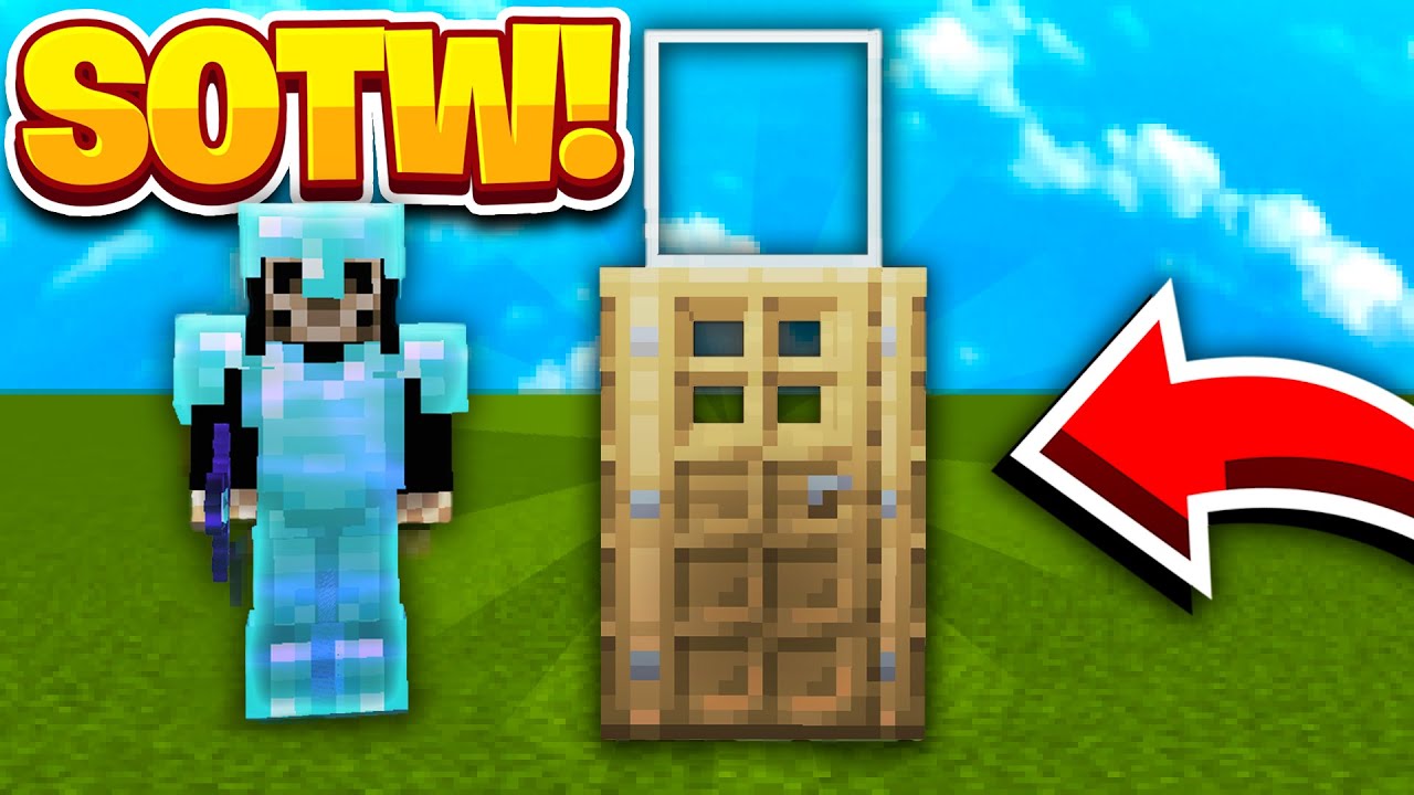 LIVING IN A DOOR SOTW! | Minecraft HCF - YouTube